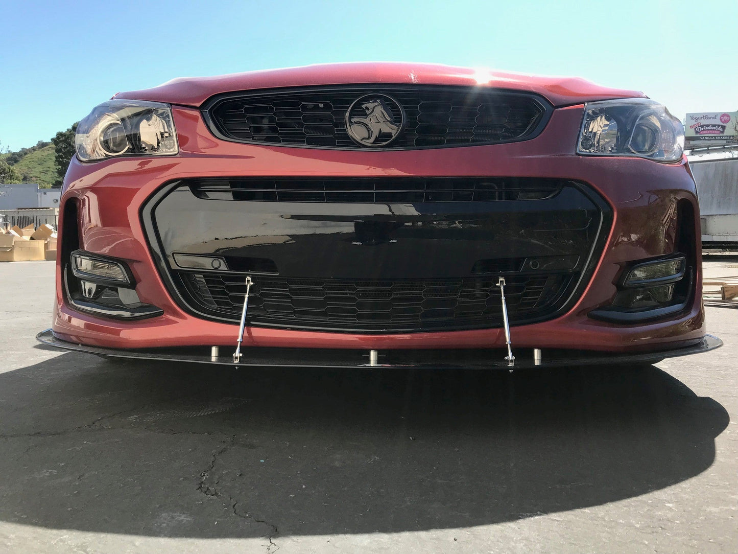 Chevrolet SS Sedan Carbon Fiber Front Wind Splitter - Island Racewerks