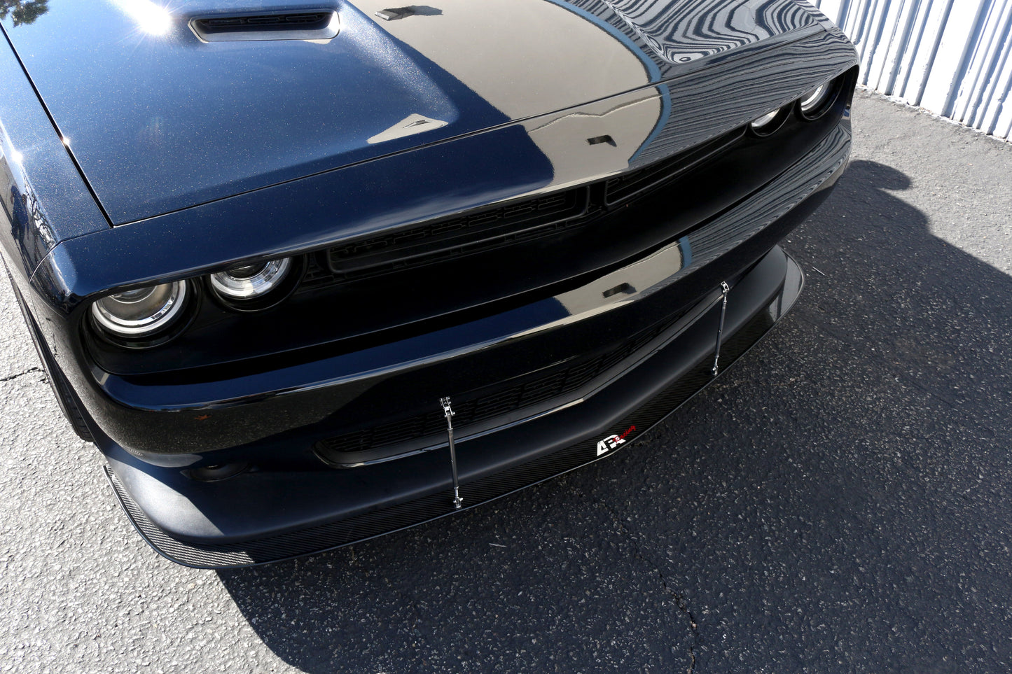 Dodge Challenger Scat Pack/ SRT Carbon Fiber Front Wind Splitter 2015 ...