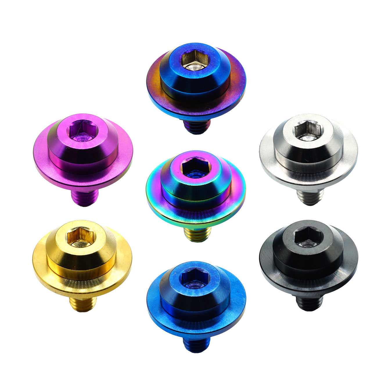 Titanium Hardware Engine Bay Fender Kit - Island Racewerks