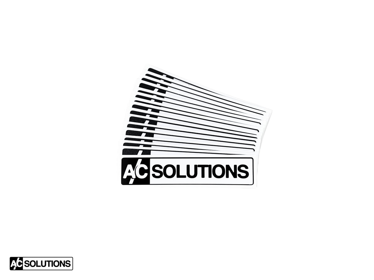 A/C Solutions Box Sticker - Island Racewerks