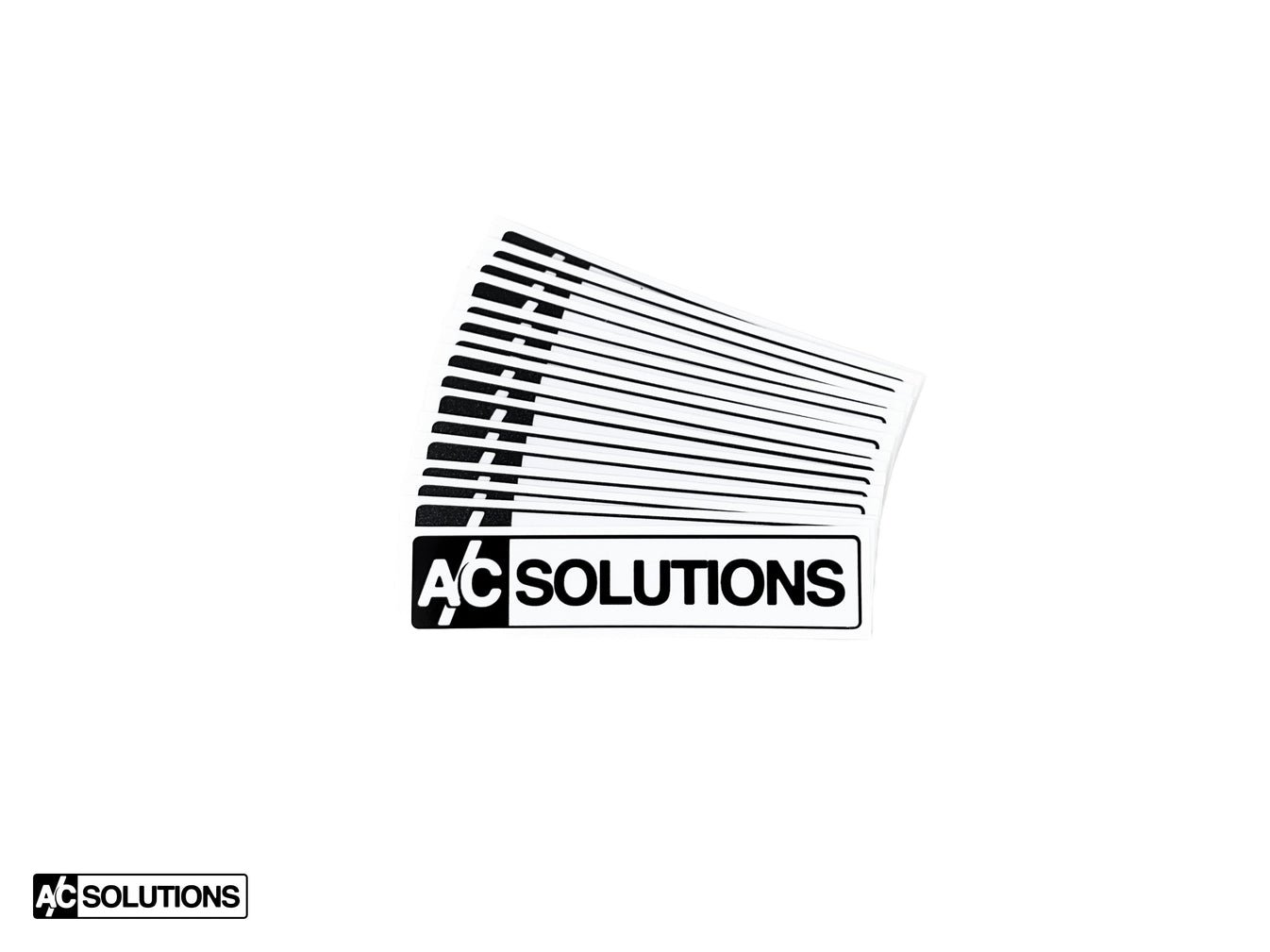 A/C Solutions Box Sticker - Island Racewerks