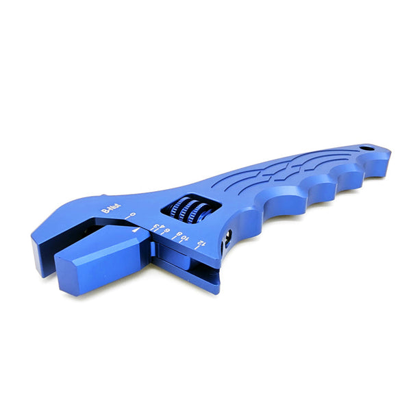 Billet AN Wrench, Adjustable Style, -4AN to -12AN, Blue Anodized ...