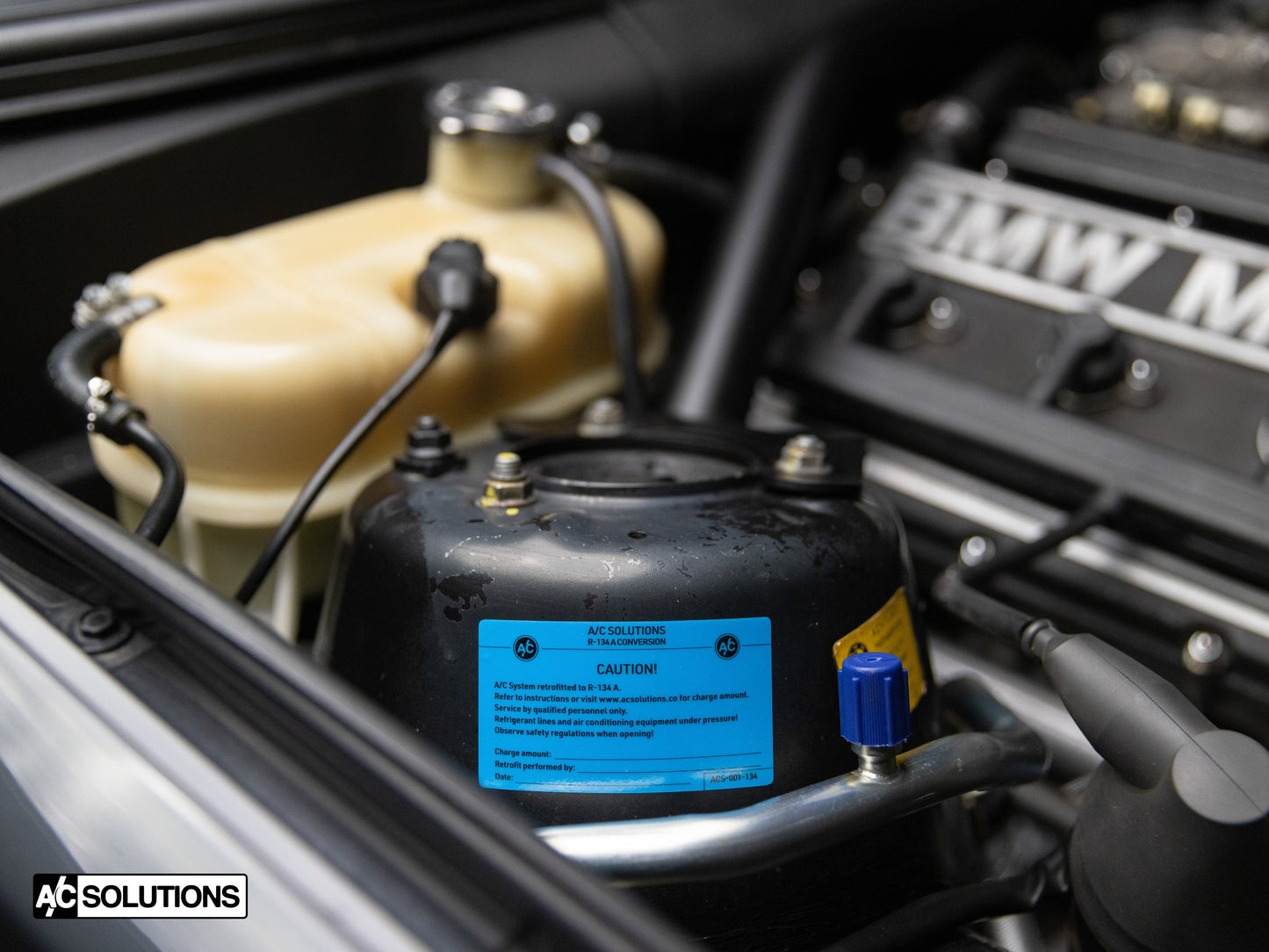 A/C Solutions R134a Retrofit Label - Island Racewerks