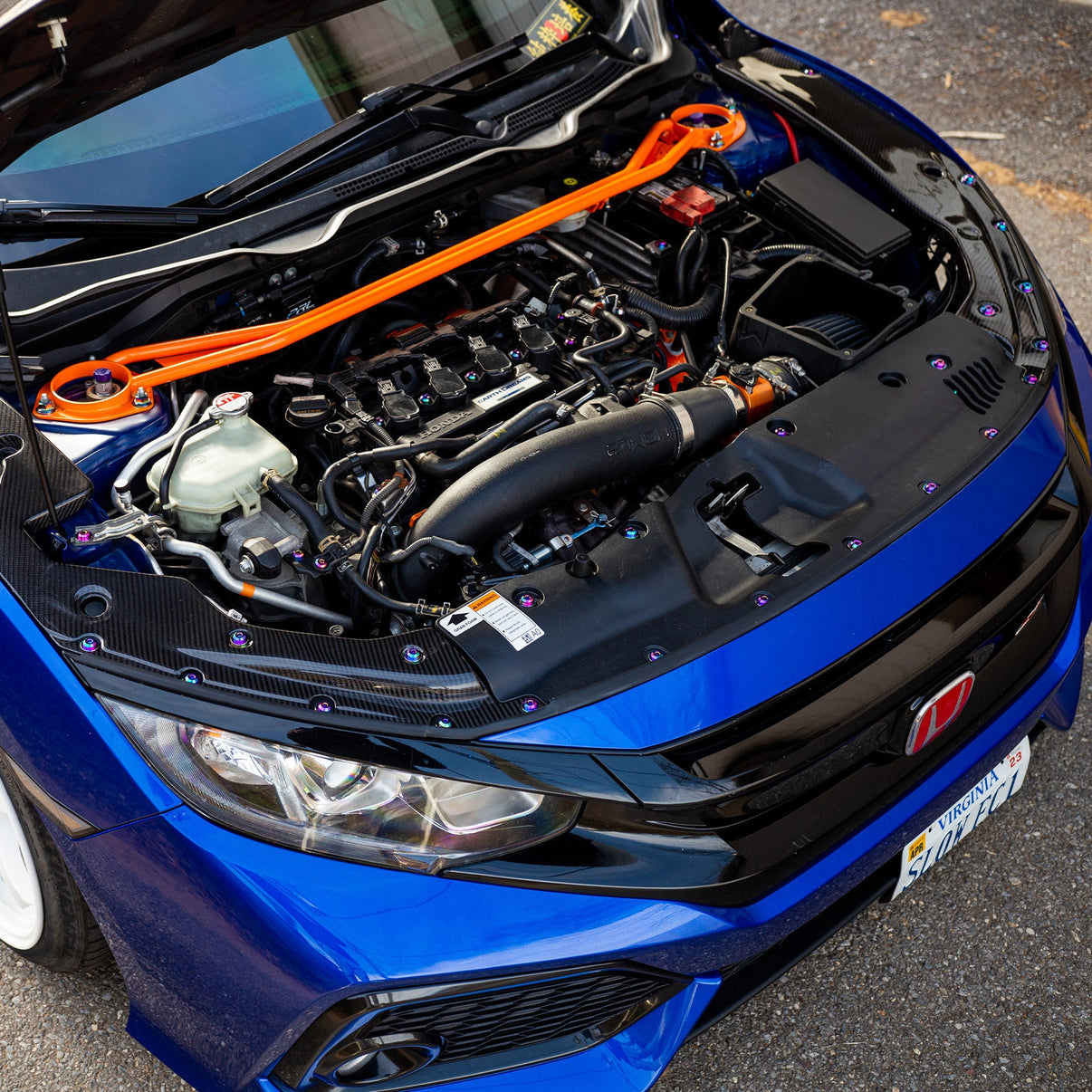 Stage 3 Titanium Hardware Engine Bay Kit - Honda Civic Si (2016-2021 ...
