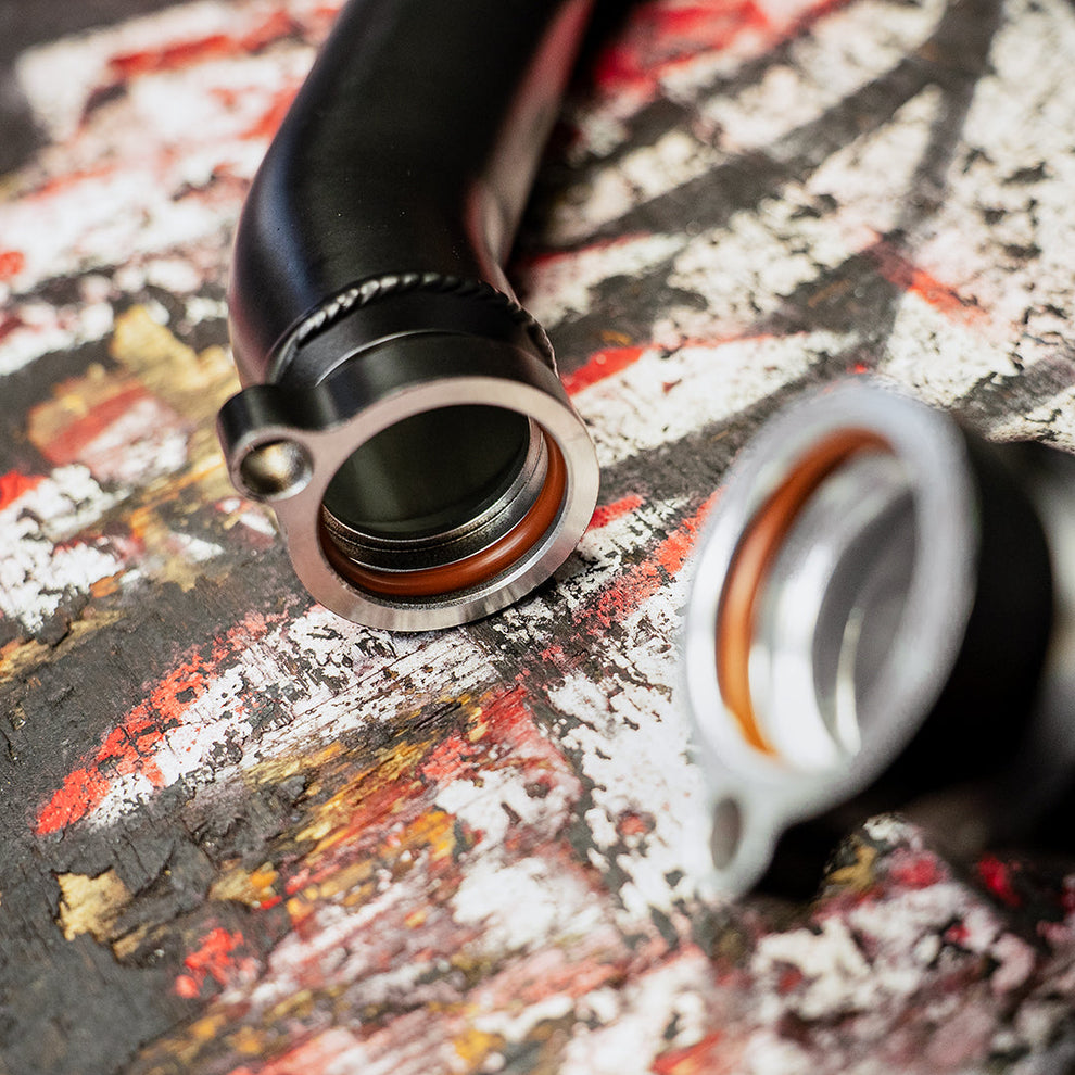 Rvng (F80,F82, F87) S55 Charge Pipe + Cold Side J Pipe - Island Racewerks