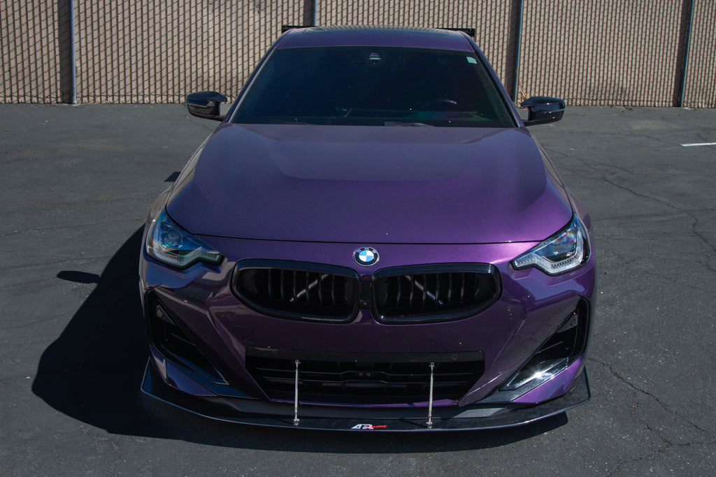 BMW G42 M240i Carbon Fiber Front Wind Splitter - Island Racewerks