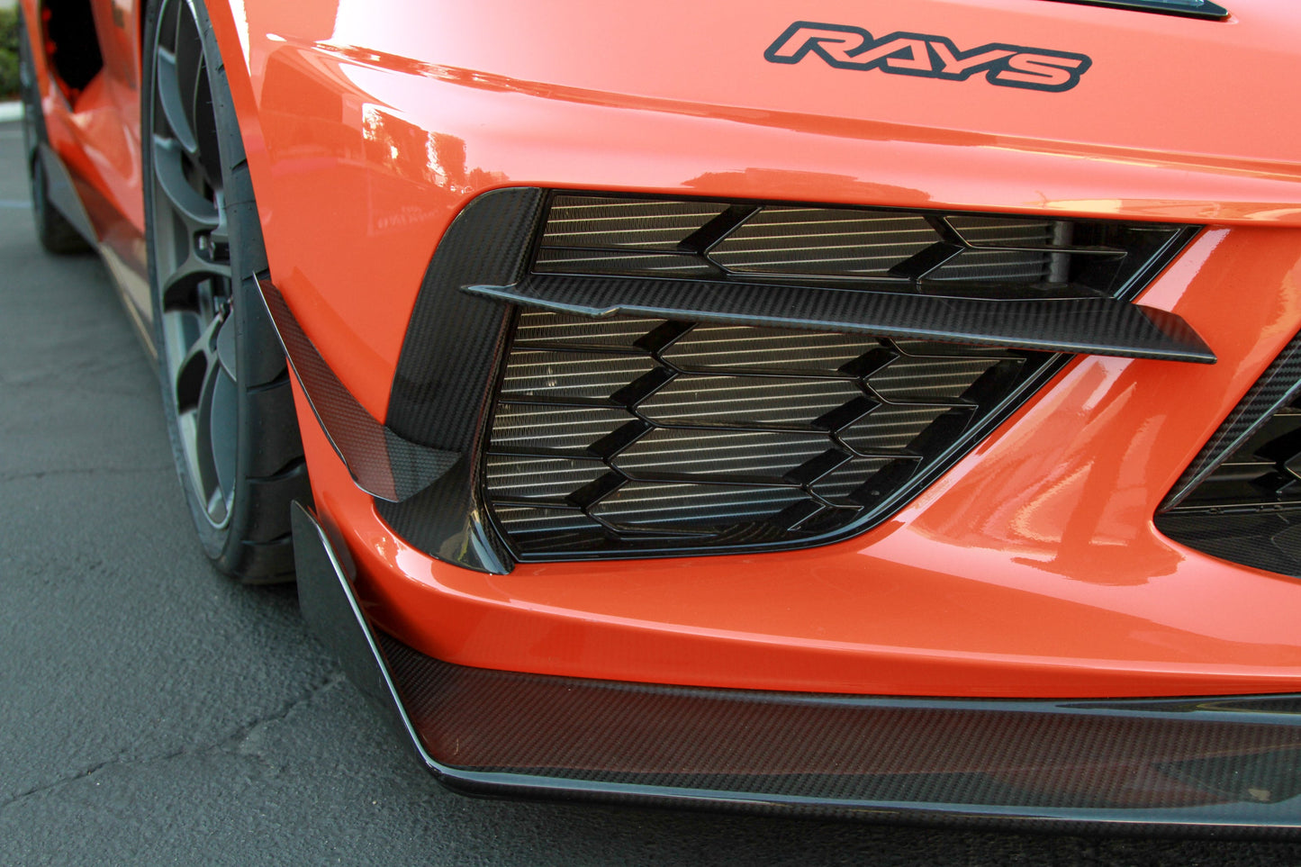 Chevrolet Corvette C8 Carbon Fiber Front Bumper Side Bezels - Island ...