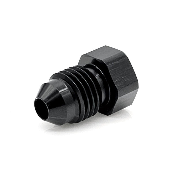 -8AN AN Flare Hex Plug, 6061 Aluminum, Black Hard Anodized - Island ...