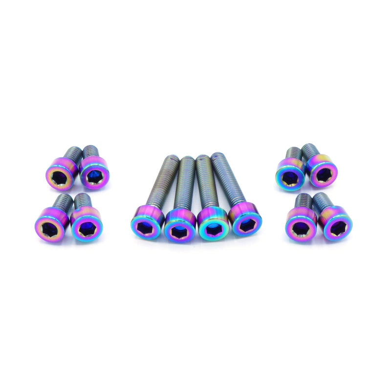 Titanium Hardware Coil Pack Cover Kit - RB25 Engine - Island Racewerks