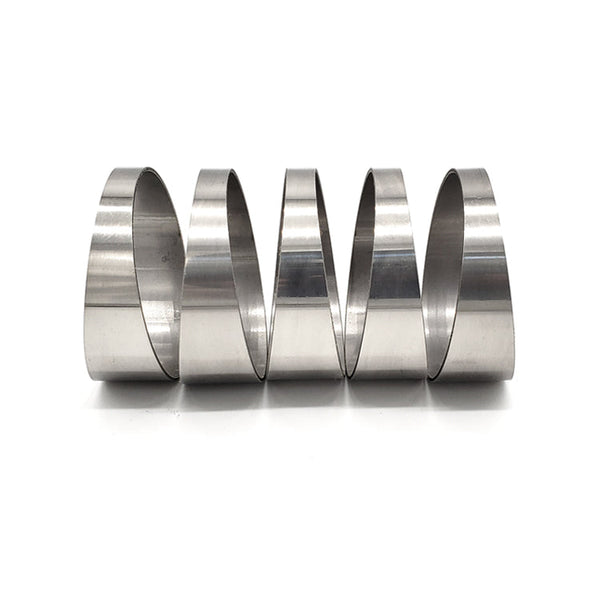 4.000" 16ga Tight Radius (1D) Pie Cut 304 Stainless (45° Bend - 5 Piec ...
