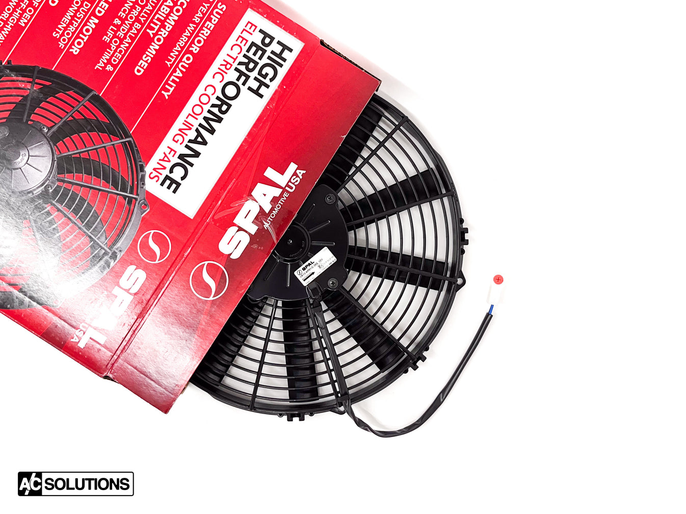 SPAL 13" Auxiliary Pusher Fan (straight blade) - Island Racewerks