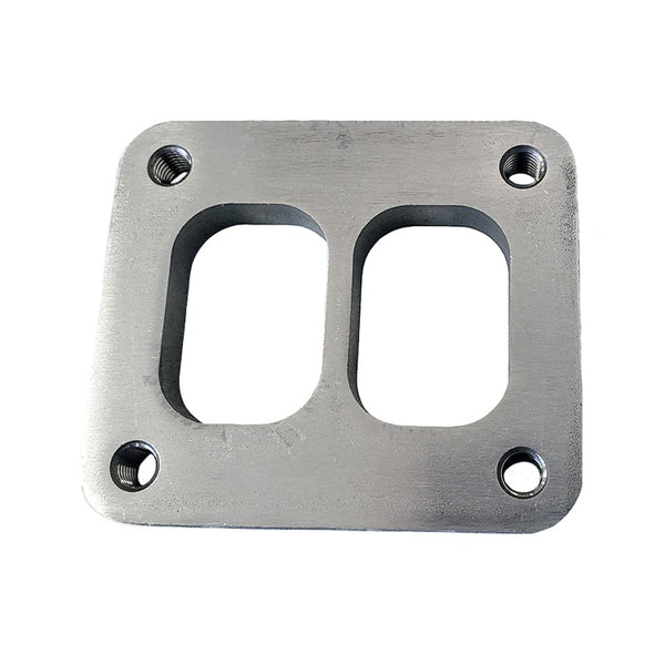 T4 Turbo Divided Inlet Flange 304 Stainless (M10 x 1.5 Tapped Holes ...