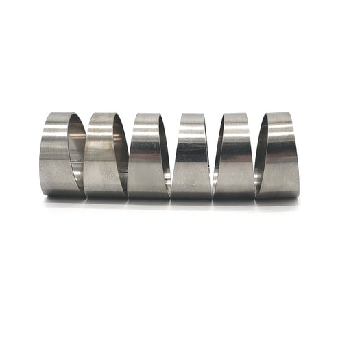 2.500" OD x 0.039" (1mm) Long Radius (1.5D) Pie Cut CP1 Titanium (90 ...