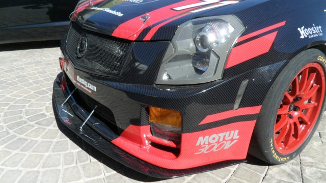 Cadillac CTS-V Sedan Carbon Fiber Front Wind Splitter 2004-2007 ...