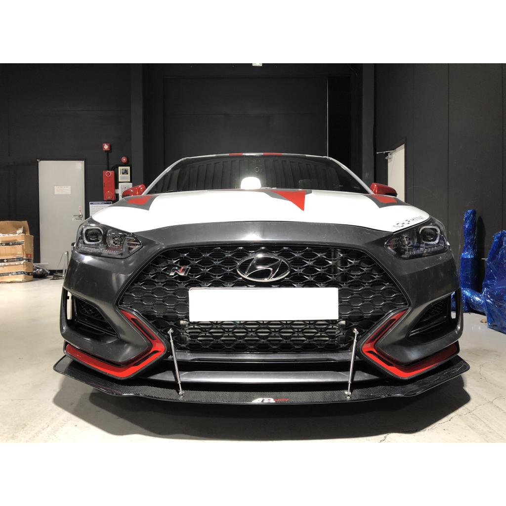 Hyundai Veloster N Carbon Fiber Front Wind Splitter 2019-2022 - Island ...