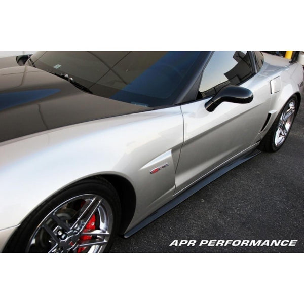 Chevrolet Corvette C6 Z06 Carbon Fiber Side Rocker Extensions/ Side Sk ...