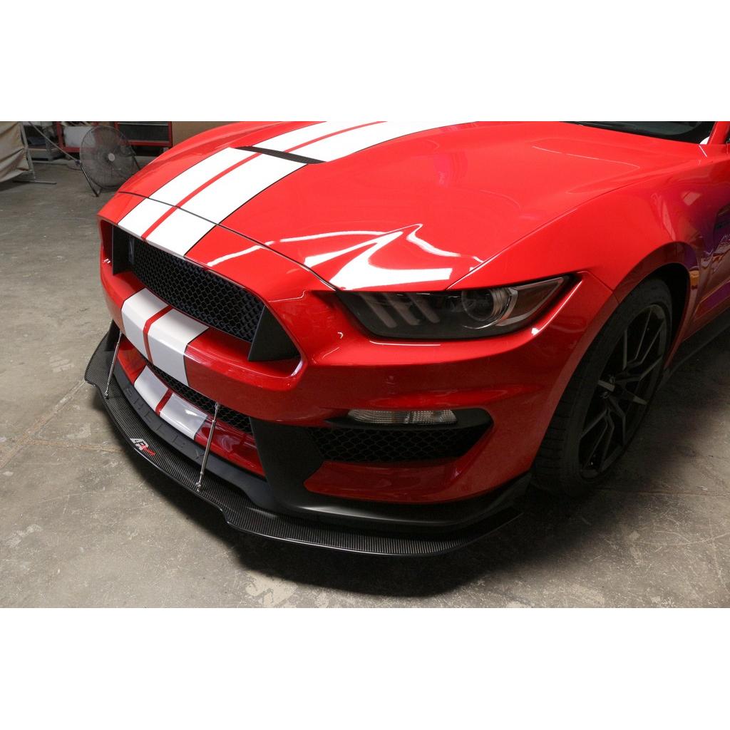Ford Mustang S550 Shelby GT350 / GT350R Carbon Fiber Front Wind Splitt ...