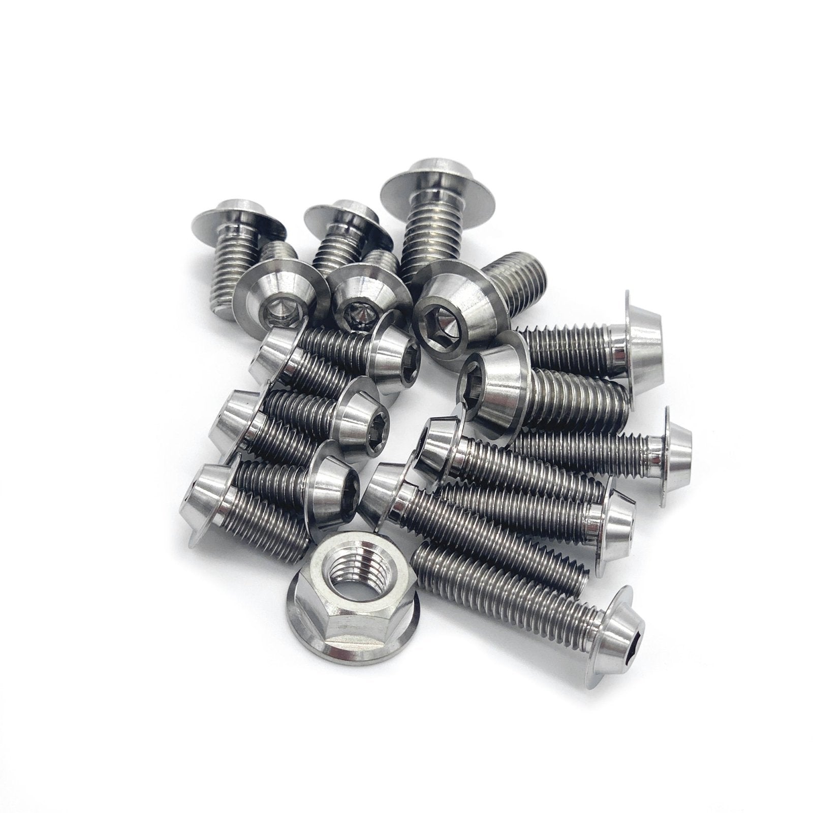 JDC Titanium ECU Area Hardware Replacement Kit (Evo X) - Island Racewerks