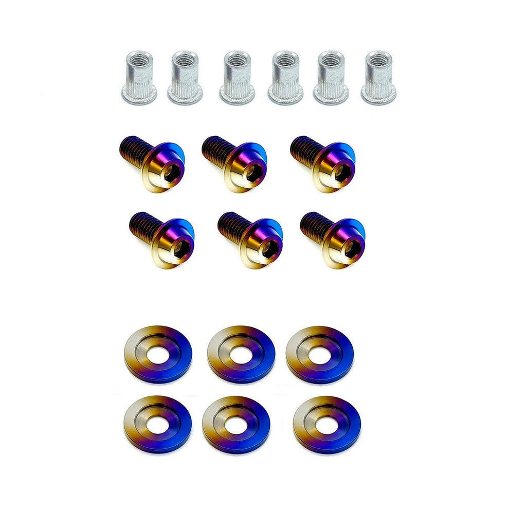 JDC Titanium Radiator Cooling Plastic Clip Replacement Kit (370Z ...
