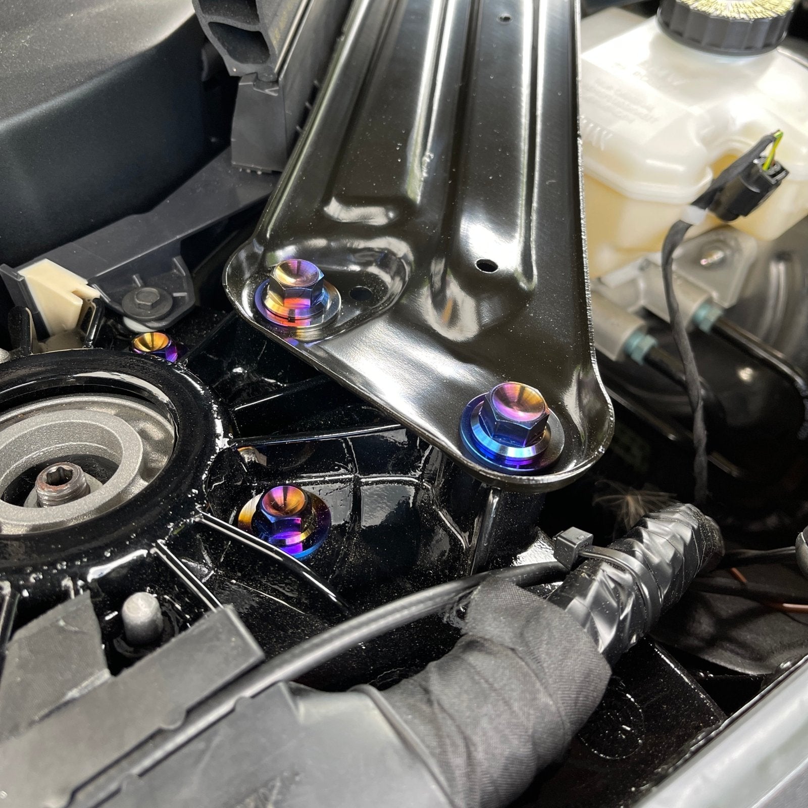 JDC Titanium Rear Strut Brace Hardware Kit (MK5 Supra) - Island Racewerks