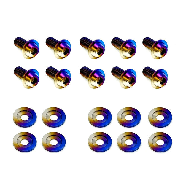 JDC Titanium Wing Mounting Hardware (2023+ FL5 Civic Type R) - Island ...
