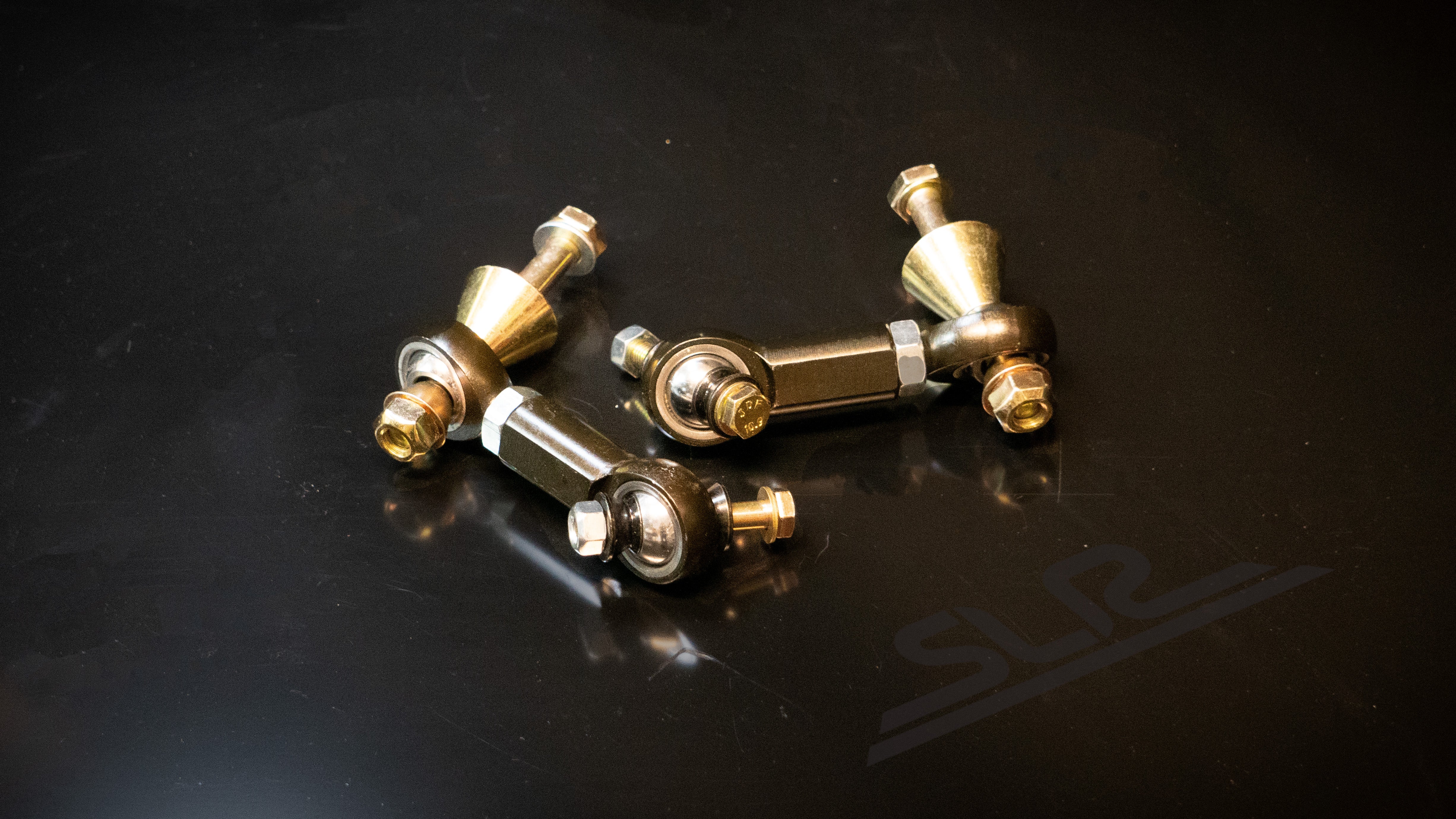 E46 BMW Solid Adjustable Sway Bar End Links (Control Arm Mount ...