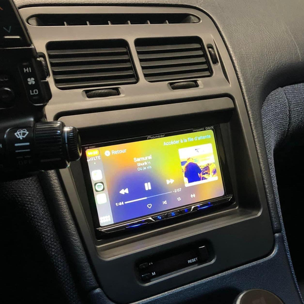 ZSPEC LHD Double-Din Radio Bezel Face-Plate for Nissan Z32 300zx, Beze ...