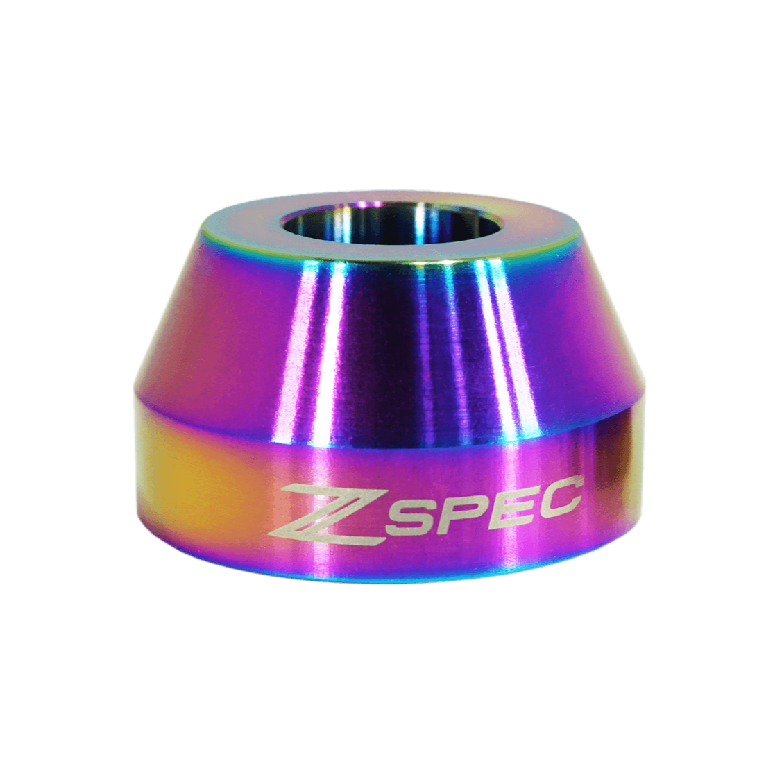 ZSPEC Shift Boot Knob Finisher, Burned Grade-5 Titanium, 20mm Tall ...